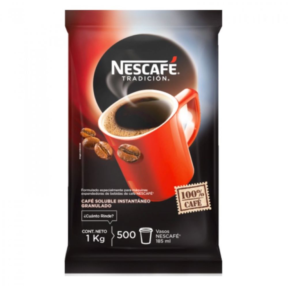 Café Instantáneo Nescafé Tradición Granulado 1 Kg – Interoffice